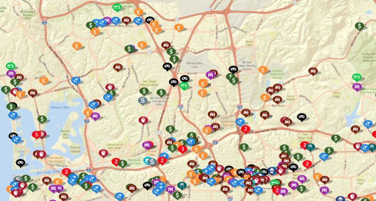 Crime Map of San Diego - City Wide Protection Services